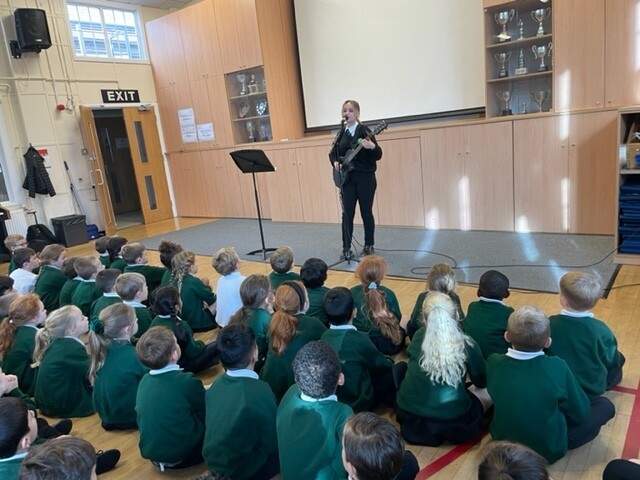 Musical assembly at Benhurst Primary - News - Abbs Cross Academy