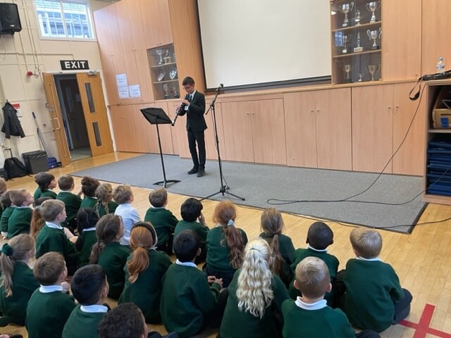 Musical assembly at Benhurst Primary - News - Abbs Cross Academy
