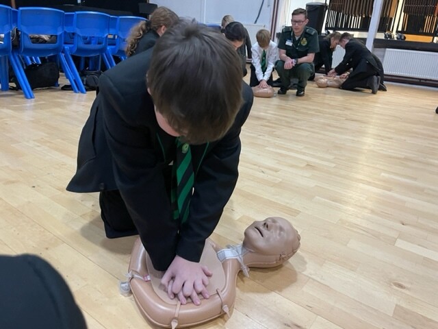 First Aid training with LAS - News - Abbs Cross Academy